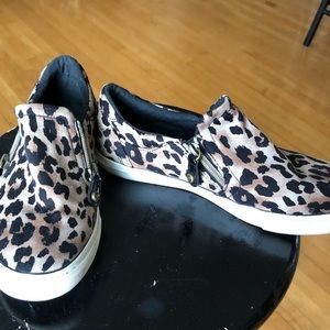 Guess | Shoes | Guess Leopard Slip On Sneakers | Poshmark